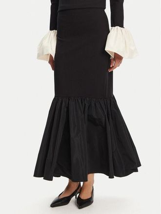 Staud Maxirock Hawthorne R25R6115PF Schwarz Regular Fit