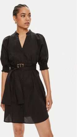 Twin-Set Hemdkleid 241TT2201 Schwarz Regular Fit