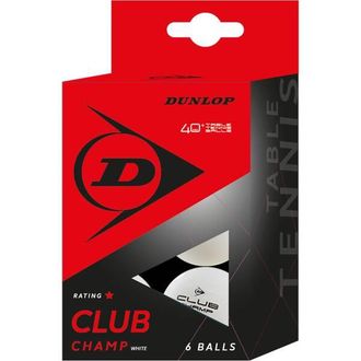 Dunlop Ball 40+ CLUB CHAMP 6 BALL WEI&szlig;