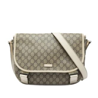 Gucci Sac bandouli&egrave;re en toile Pre-owned - Femme - Pre-owned - Beige - Taille: ONE Size