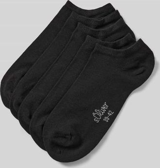 s.Oliver Red Label Sneaker-Socken aus Baumwoll-Mix im 5er-Pack