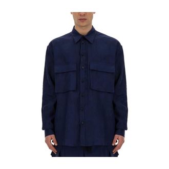 Dolce & Gabbana Chemise avec poches - Homme - Chemises - Bleu - Taille: L