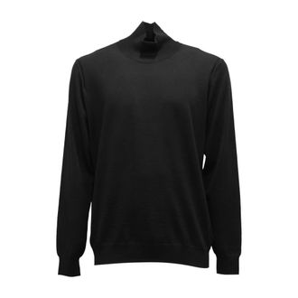 Paolo Pecora Maglione Lupetto Sweater - - Knitwear - Herren - Schwarzk - XL
