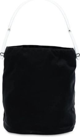 Prada Crossbody Bags - Tessuto Acrylic Handle Bag - Gr. unisize - in Schwarz - f&uuml;r Damen