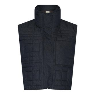 Julie Fagerholt - Heartmade Belsa Weste - - Jackets - Damen - Blau - M