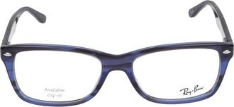 Ray-Ban unisex, Accessoires, Bleu, Taille: 55 MM Rx5228 Optical Frame