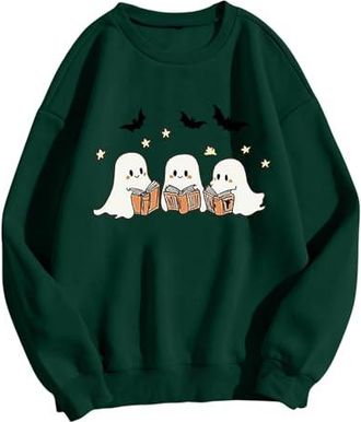 Generic Pull sur le thème des vacances pour femme - Motif festival dautomne ludique - Pull à manches longues et col rond - Pull doublé en polaire chaude - Vêt