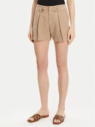 Guess Stoffshorts W5GD1J WG8N0 Beige Relaxed Fit