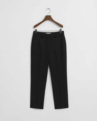 GANT Damen Slim Fit Fluid Slacks (46) Schwarz