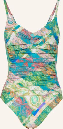 Maryan Mehlhorn Maryan Mehlhorn B&uuml;gel-Badeanzug Jacquard blau