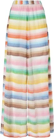 Missoni Femme, Pantalons, Multicolore, Taille: 36 FR Wide Pantalons