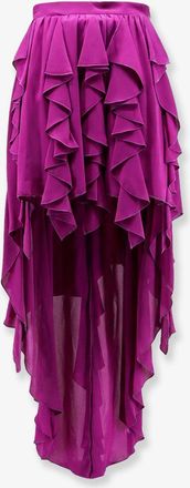 Actualee Satin ruffled skirt - ACTUALEE - gender_Woman
