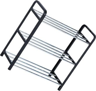 Amosfun 2 Stck. Multilayer Schuhregal Stabiles Schuhgestell Kompakter Schuhständer für Zuhause und Schlafsaal Vielseitiger Aufbewahrungsorganizer für Schuhe u