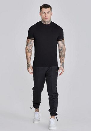 Siksilk T-Shirt SikSilk Herren Schwarz Tech T-Shirt