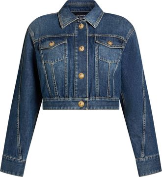 Balmain JACKEN & M&Auml;NTEL - Jeansjacken/M&auml;ntel auf YOOX.COM