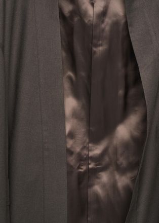 Ermenegildo Zegna Mens Robe Brown Cotton-Cashmere Sleepwear