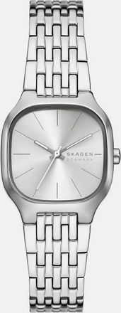 Skagen Mellem Lille - Montre pour femme en acier inoxydable &agrave; 3 aiguilles - Argent&eacute;