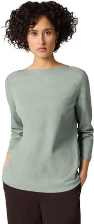 Street One Shirt in Rippstruktur Dark Mint Green 44