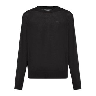 Dsquared2 Pullover mit Logo - - Knitwear - Herren - Schwarzk - XL