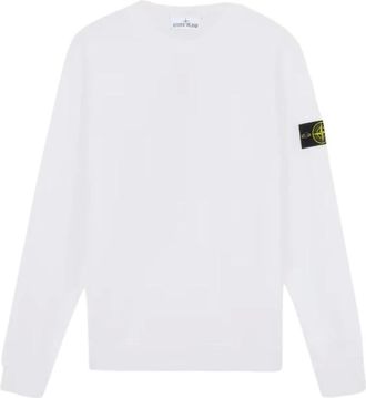 Stone Island Homme, Sweatshirts et sweats &agrave; capuche, Blanc, Taille: M Crewneck SweaT-shirt