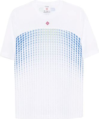 Casablanca Tennis Tech T-shirt - Wei&szlig;