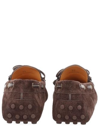 Tod's Suede Calf Leather Loafer - Brown