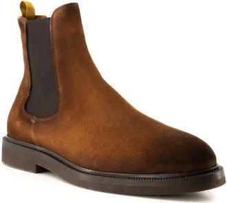 Rosso E Nero Herren Schuhe braun Veloursleder