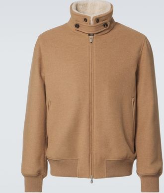 Brunello Cucinelli Blouson aus Kaschmir mit Shearling