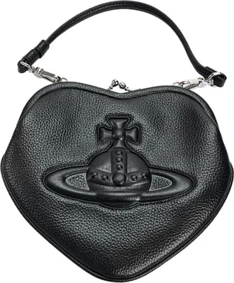 Vivienne Westwood Femme, Sacs, Noir, Taille: ONE Size Belle Heart Frame Purse