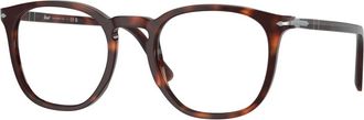 Persol unisex, Accessoires, Brun, Taille: 51 MM Po3318V Optical Frame