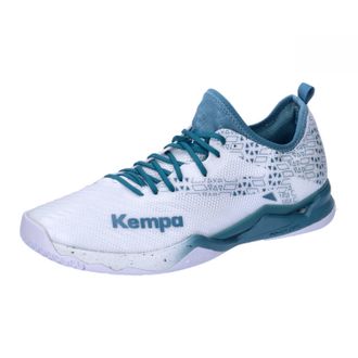 Kempa Unisex Wing Lite 2.0 Handballschuhe, weiß/deep blau, 40.5 EU