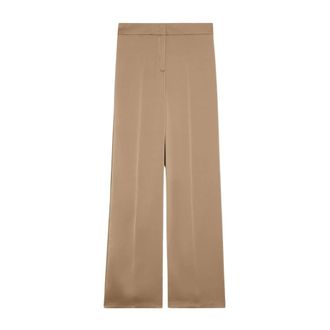 Pennyblack Femme, Pantalons, Beige, Taille: 42 FR Pantaloni in doppio raso