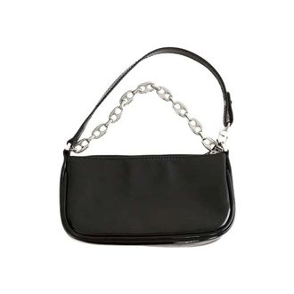 by FAR Mini sac en cuir verni noir