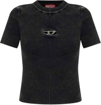 Diesel Pull Col Rond - Noir
