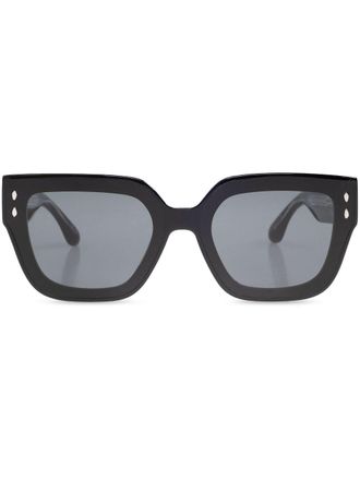 Isabel Marant lunettes de soleil &agrave; monture carr&eacute;e - Noir