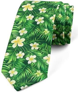Generic Cravate DAffaires Vert Jaune Blanc &Eacute;troit Men Tie &Eacute;l&eacute;gant Cravates Homme Pour F&ecirc;te Affaires L&Eacute;cole