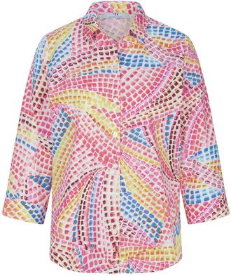 Peter Hahn Bluse 3/4-Arm Peter Hahn mehrfarbig