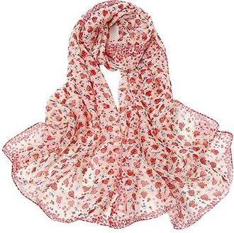 Generic ÉCharpe Chaude Femme Echarpe Hiver Longue Douce à Imprimé Floral Pour ChâLe Foulard Basiques Classique