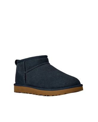 UGG Womens Boots Classic Ultra Mini Dark Indigo Upper: Leather
