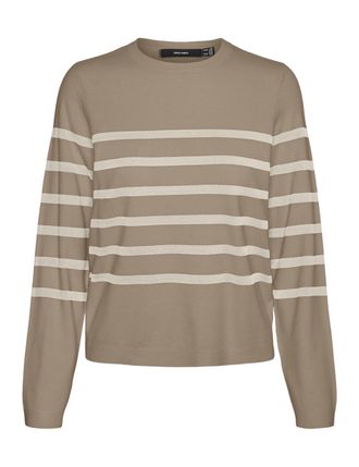 Vero Moda VMSABA Plain LS O-Neck Pullover GA NOOS