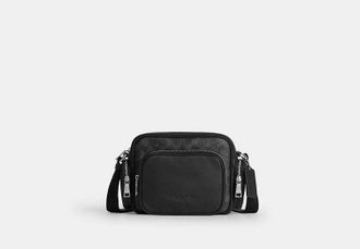 Coach Fletcher Umh&auml;ngetasche aus Signature Canvas f&uuml;r M&auml;nner in Multi