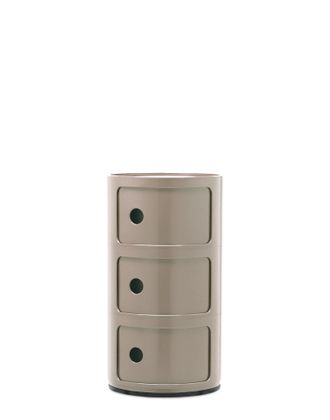 Kartell Componibili, Container 3-f&auml;cher, Taupe