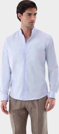 van Laack Stehkragenhemd aus b&uuml;gelfreiem Twill Gewebe
