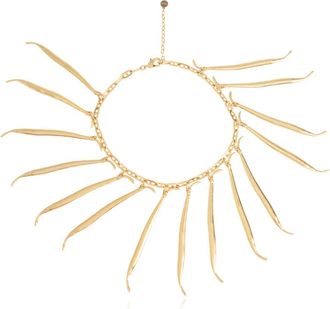 Jacquemus Femme, Accessoires, Jaune, Taille: ONE Size Collier en laiton