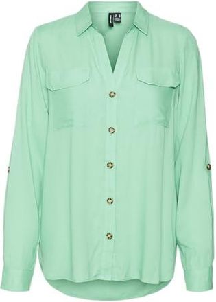 Vero Moda Vmbumpy L/S T-Shirt New WVN GA Noos Blouse, Katydid, M Femme