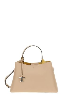 Tod's Tods Hobo Bags - Apa Top Handle Media - Gr. unisize - in Beige - f&uuml;r Damen