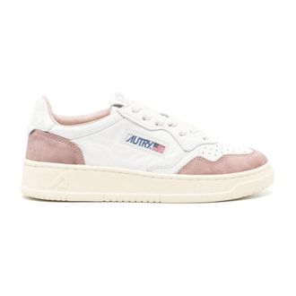 Autry Femme, Chaussures, Multicolore, Taille: 36 EU Baskets Basses en Cuir avec D&eacute;tails en Daim