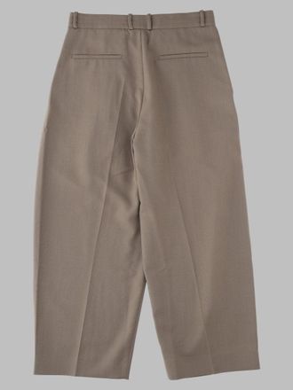 STUDIO NICHOLSON Virgin Wool Blend Trousers - Beige