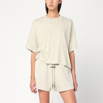 Fear of God Weites greiges T-Shirt aus Baumwollmischung