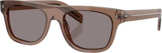 Prada B12S Sonnenbrille - - Accessories - Herren - Braun - 55 MM